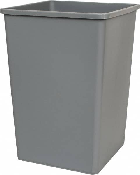 Rubbermaid 35 Gal Square Gray Trash Can - Walmart.com