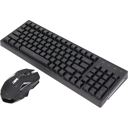 Wireless Keyboard Mouse Set, Keyboard Mouse Combo Set Mechanical RGB ...