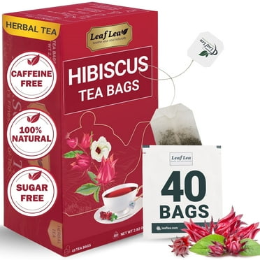 Hibiscus Tea Bags - Organic Hibiscus Flowers, Hibiscus Tea Loose Leaf ...