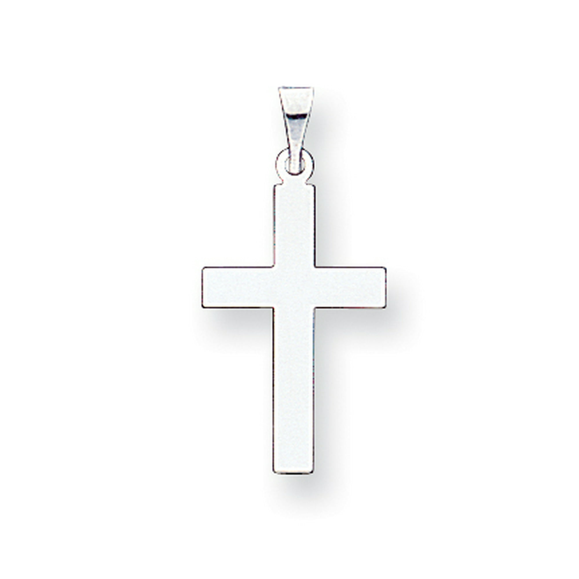 Click here for Saris And Things 14k White Gold Polished Cross Pen... prices