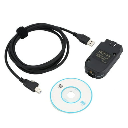 Vcds Hex V2 Interface Vag Com 18.9 Interface Vcp Scanner Obd 2 Car ...