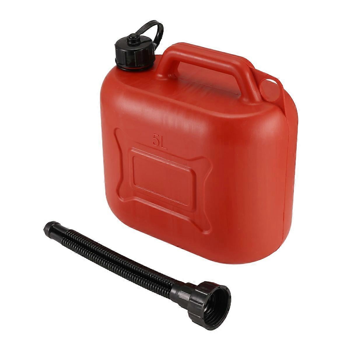 5L Car Fuel Tank Can Spare Plastic Petrol Gas Container Anti-Static ...