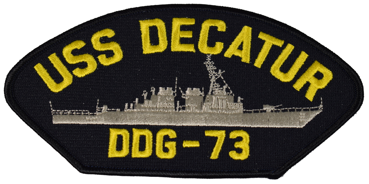USS DECATUR DDG-73 SHIP PATCH - GREAT COLOR - Veteran Owned Business ...