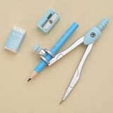 Waremew 8-Piece Compass/Math Kit, Geometry Set for School, Office, Kids ...