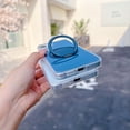 Case for Samsung Galaxy S24+, Luxury Magnetic Ring Kickstand Clear ...