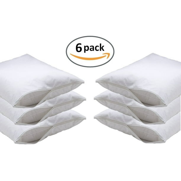 Vinyl Pillow Protector with Zipper 6 Pack - Walmart.ca