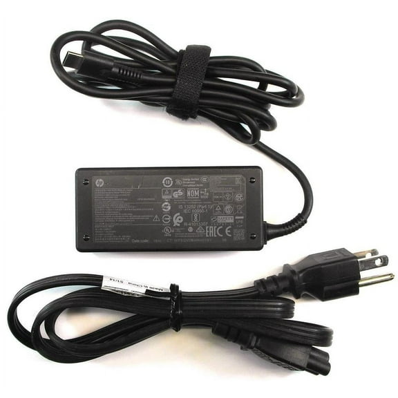 New Slim 65W USB C Laptop Charger Replacement for HP Laptop Charger ...