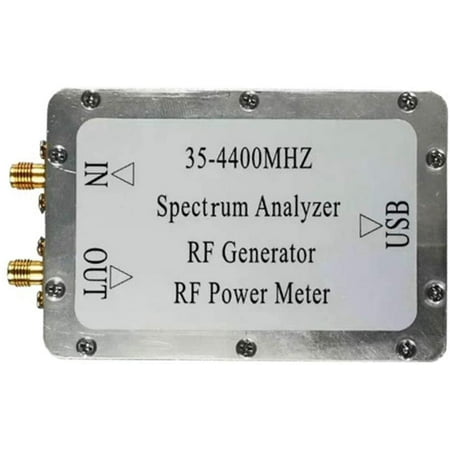 35-4400MHz Spectrum Analyzer Simple Signal Source Power Meter +Aluminum ...