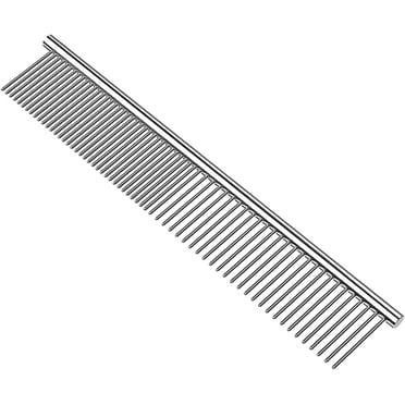 Poodle Pet Double-Sided Stainless Steel Dog & Cat Pet Comb Grooming ...