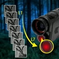 GJX 1080p Digital Night Vision Monocular Long Distance Infrared Night ...