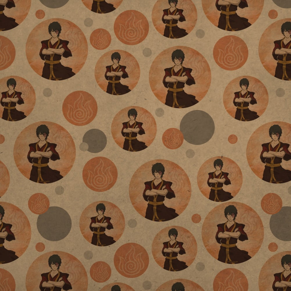 Avatar the Last Airbender Zuko Premium Kraft Gift Wrap Wrapping Paper ...