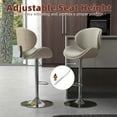 Adjustable Bar Stools for Kitchen Counter, Swivel Bar Height Chairs ...