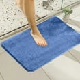 Clearanceaoksee Microfiber Bathroom Rug Mat 20x32 Soft Absorbent Bath Rug Non Slip Plush Bath