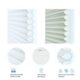 Top Down Bottom up Light Filter Cellular shades, Honeycomb Window Blinds, Light Filter White+38 ...