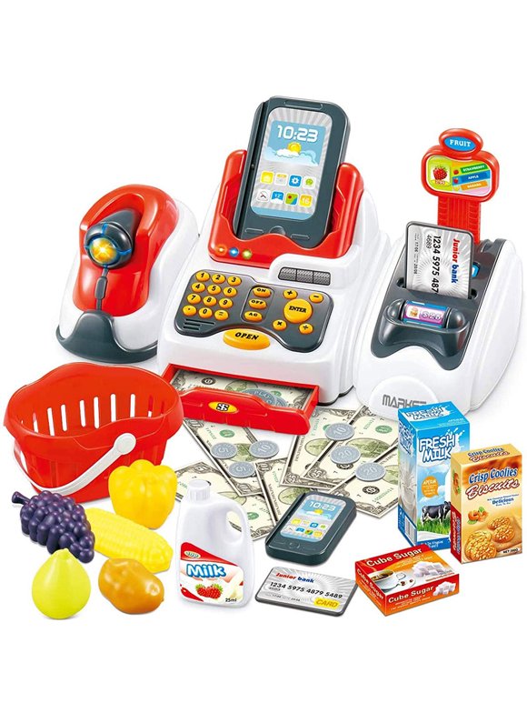 Toy Cash Register in Play Grocery & Shopping - Walmart.com