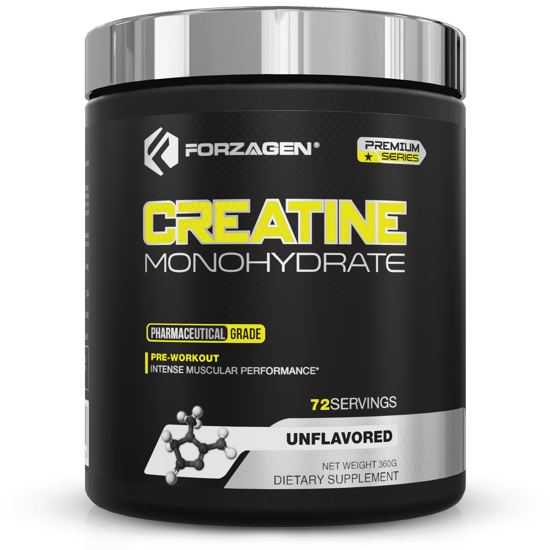 Forzagen Creatine Monohydrate Powder unflavored 72 servings - Walmart.com