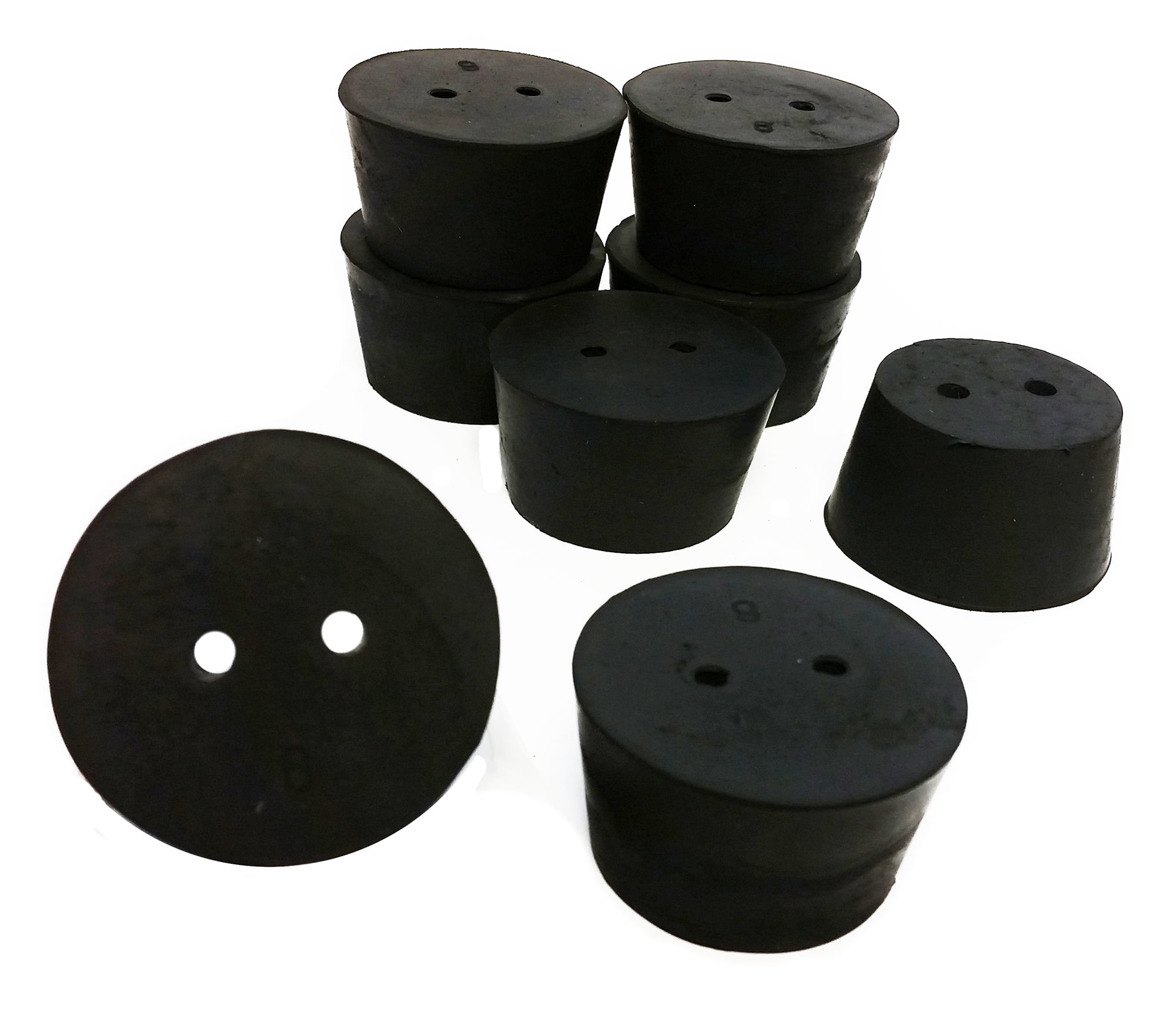 Rubber Stoppers Size 9 2 Hole 10 Pound Case By Go Science Crazy Rubber Stoppers Size 9 2 Hole 10 Pound Case By Go Science Crazy