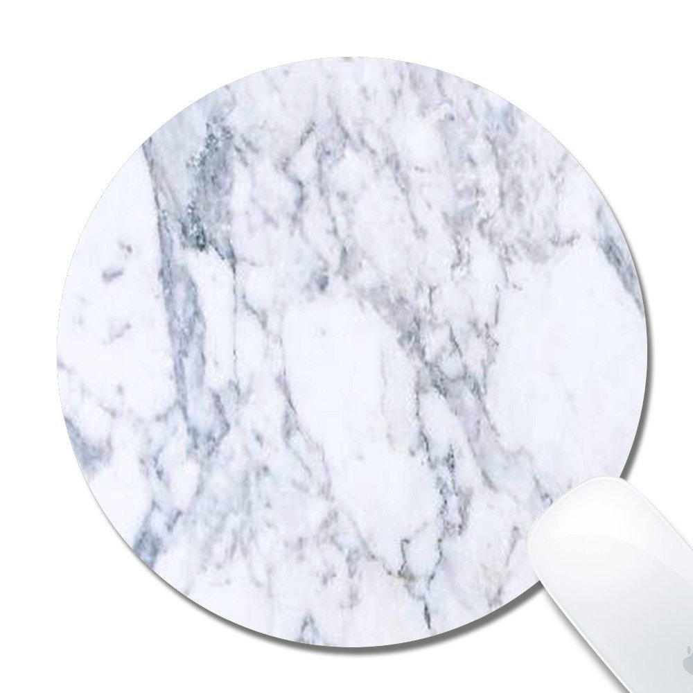POPCreation White Marble Pattern Mouse pads Gaming Mouse Pad 9.84x7.87 ...