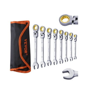 SPEEDWOX Mini Handle Wrench Set Metric SAE Ignition Wrench Set Open End ...