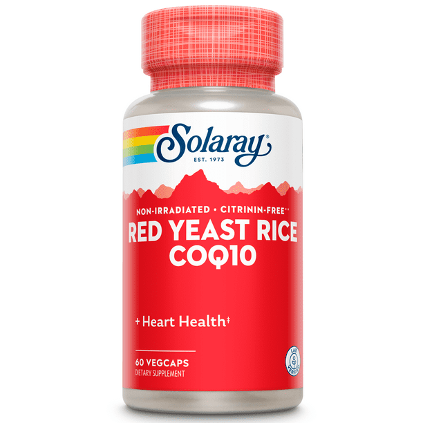 Solaray Red Yeast Rice Plus CoQ-10 | With Niacin for Added ...