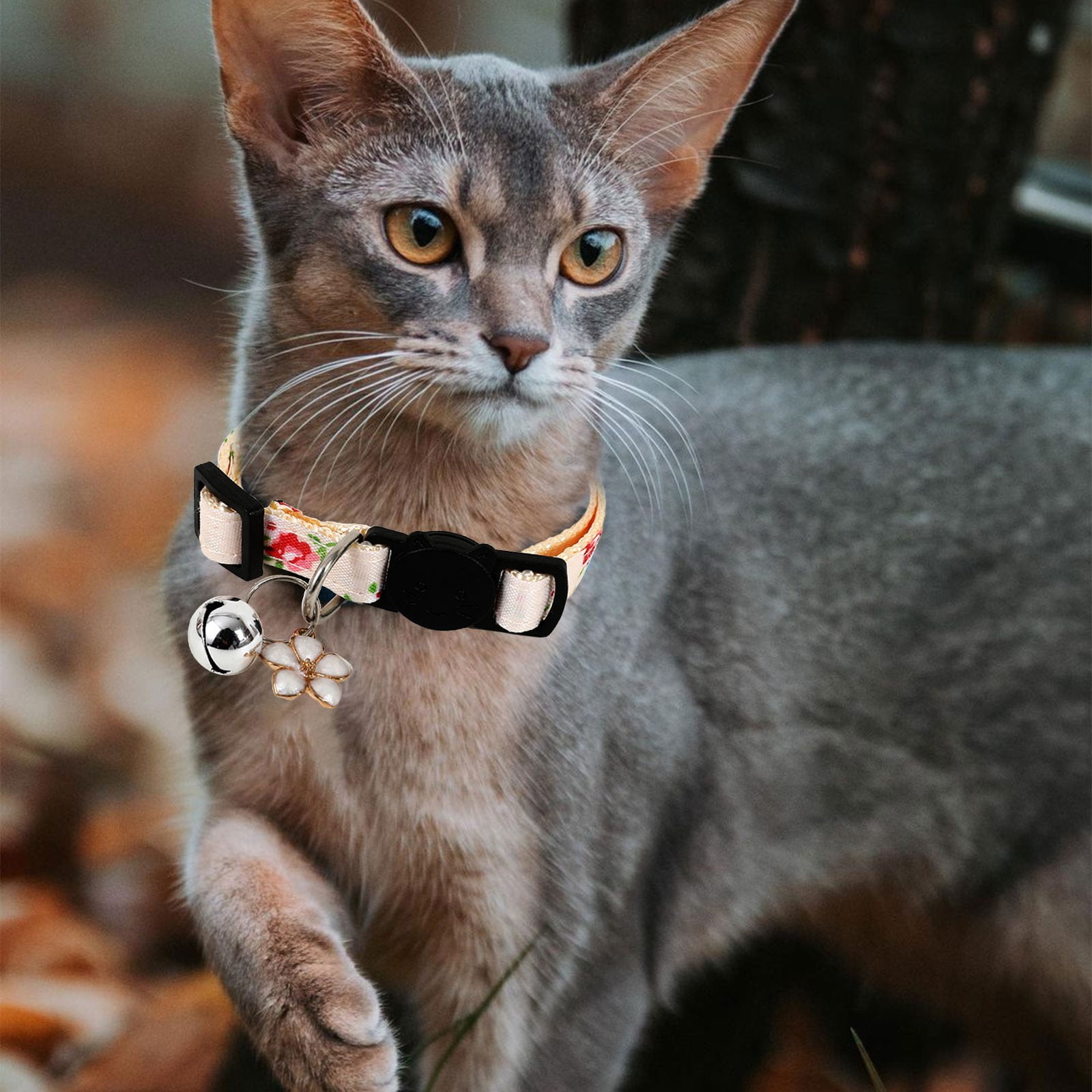 Click here for Wifklsiipg Fragmented Cat Ribbon Cat Collar Fresh... prices