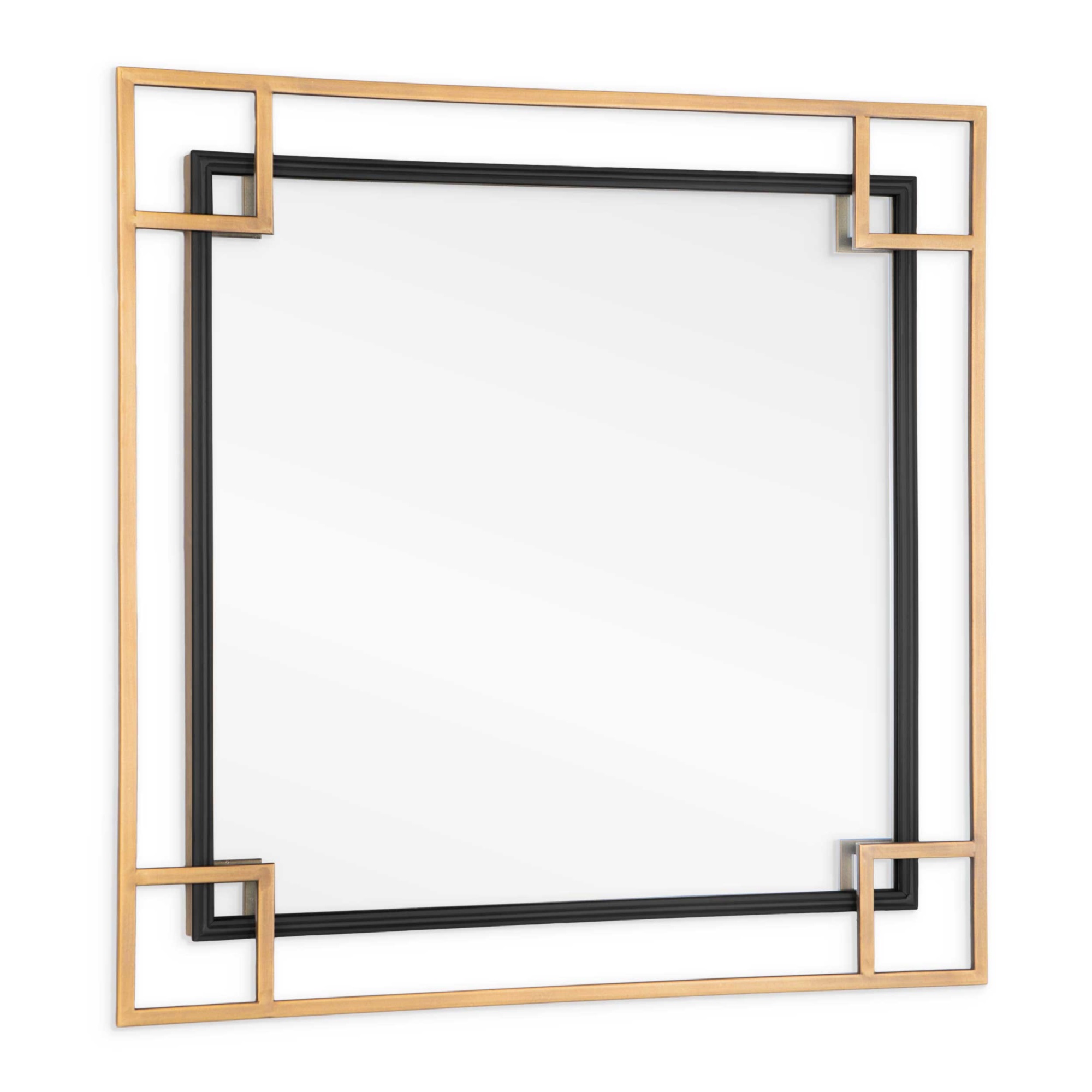 Gild Design House Mavis 22" Square Metal Wall Mirror - Walmart.com