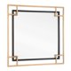 Gild Design House Mavis 22" Square Metal Wall Mirror - Walmart.com