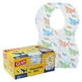 Glad For Kids Shark Disposable Bibs with Crumb Catcher Absorbent and ...