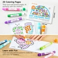 Shuttle Art Dot Markers, 30 Colors Washable + Free Activity Book ...