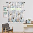 Kitchen Window Curtains Valance and Tier Set, Thanksgiving Fall ...