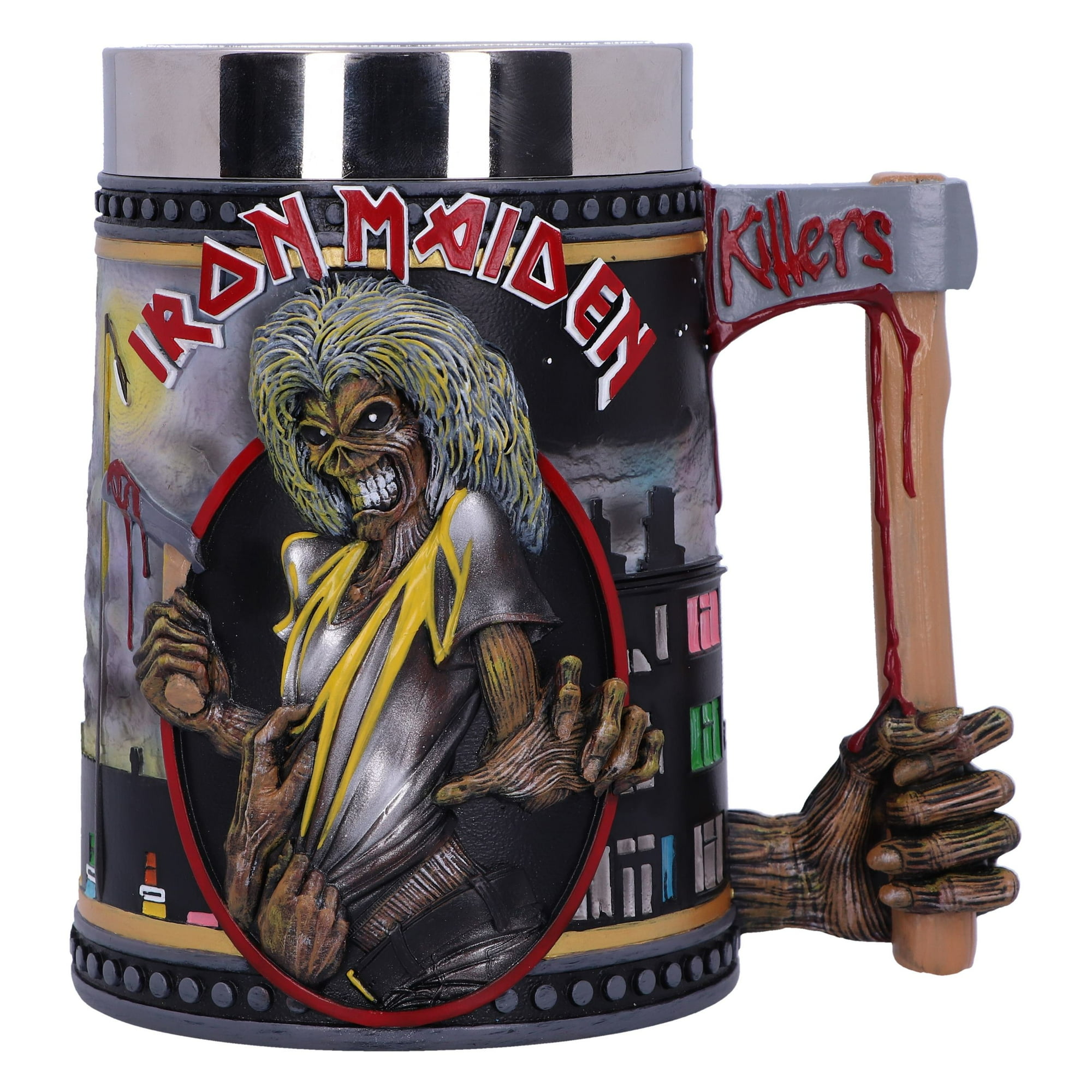 Click here for Nemesis Now Iron Maiden Killers Tankard 15.5cm prices