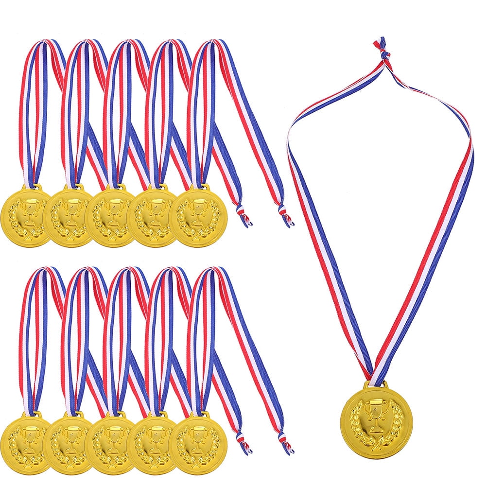 Click here for Miangastore 50pcs Kids Gold Medals Metal Sports Aw... prices