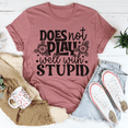 Does Not Play Well With Stupid Tee Mustard S Peachy Sunday T-Shirt ...