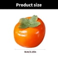 4Pieces Realistic Artificial Persimmon Simulation Fruit Decoration for ...