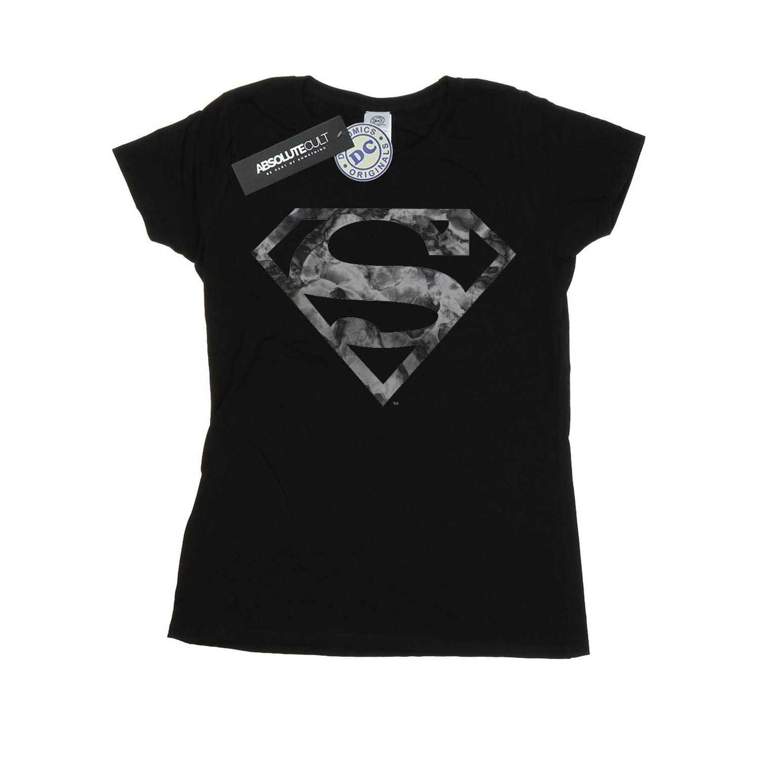 Click here for Dc Comics Womens Superman Marble Logo Cotton T-Shi... prices