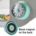 Mechanical Timer Manual Magnetic No Battery Required Round 60-Minute ...