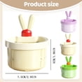 SomWiBe 2 Pcs Bunny-Ear Sink Strainer Basket, Press-to-Dump Kitchen ...