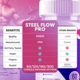 SteelFlow Pro Advanced Formula Supplement Pills Natural Vitamin for ...