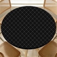 YESAD Elastic Tablecloth For Round Tables, Waterproof Tablecover For Up ...