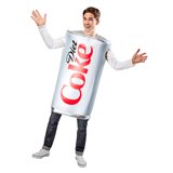 Diet Coke Soda Can Costume for Adults by Rubies, Unisex One Size ...