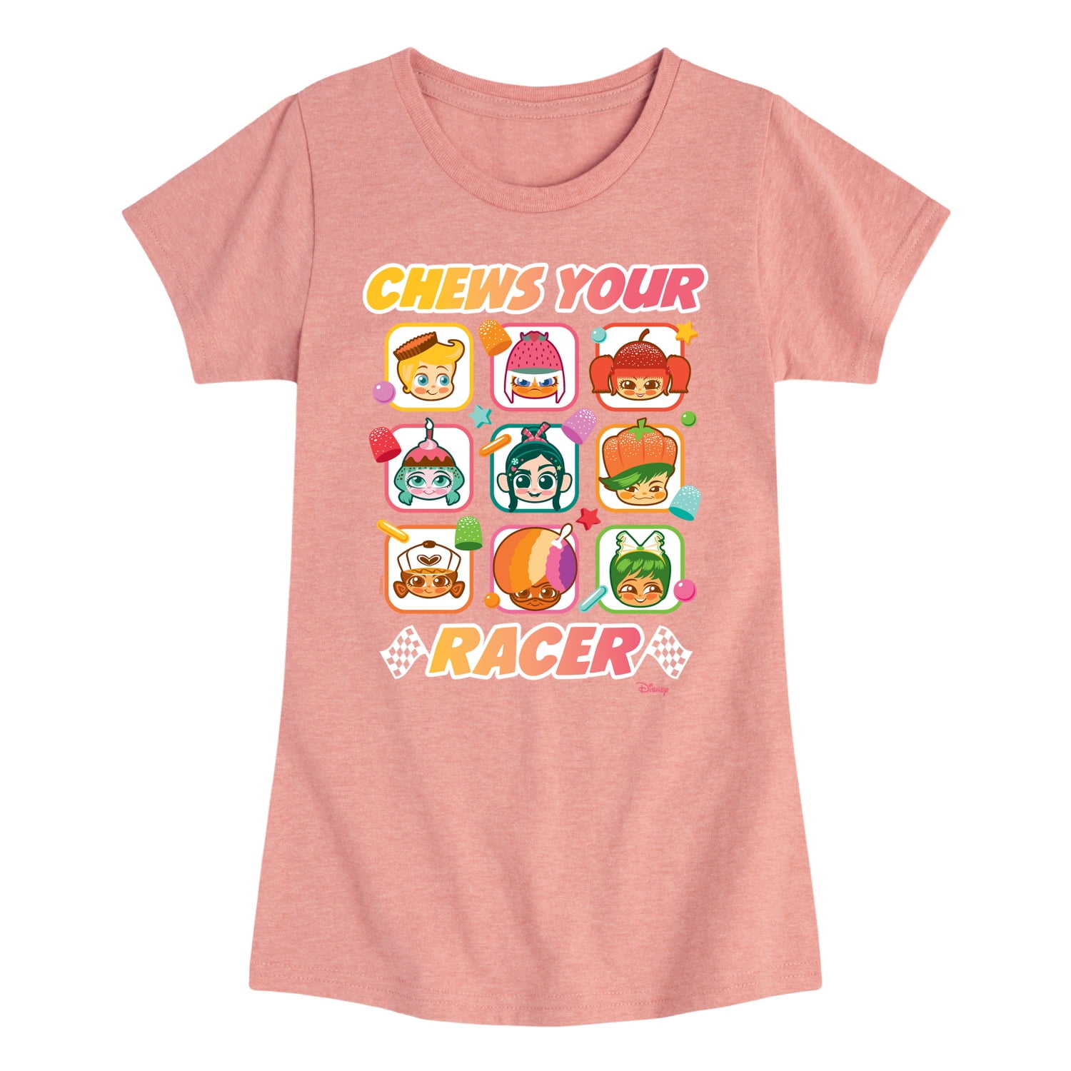 Disney Wreck It Ralph - Chews Your Racer - Toddler & Youth Girls Short ...