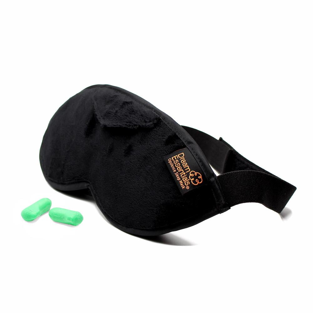 Opulence Sleep Mask - Plush Black - Walmart.com