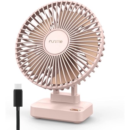 Funme USB Desk Fan Person Air Circulator Small but Mighty, Quiet ...
