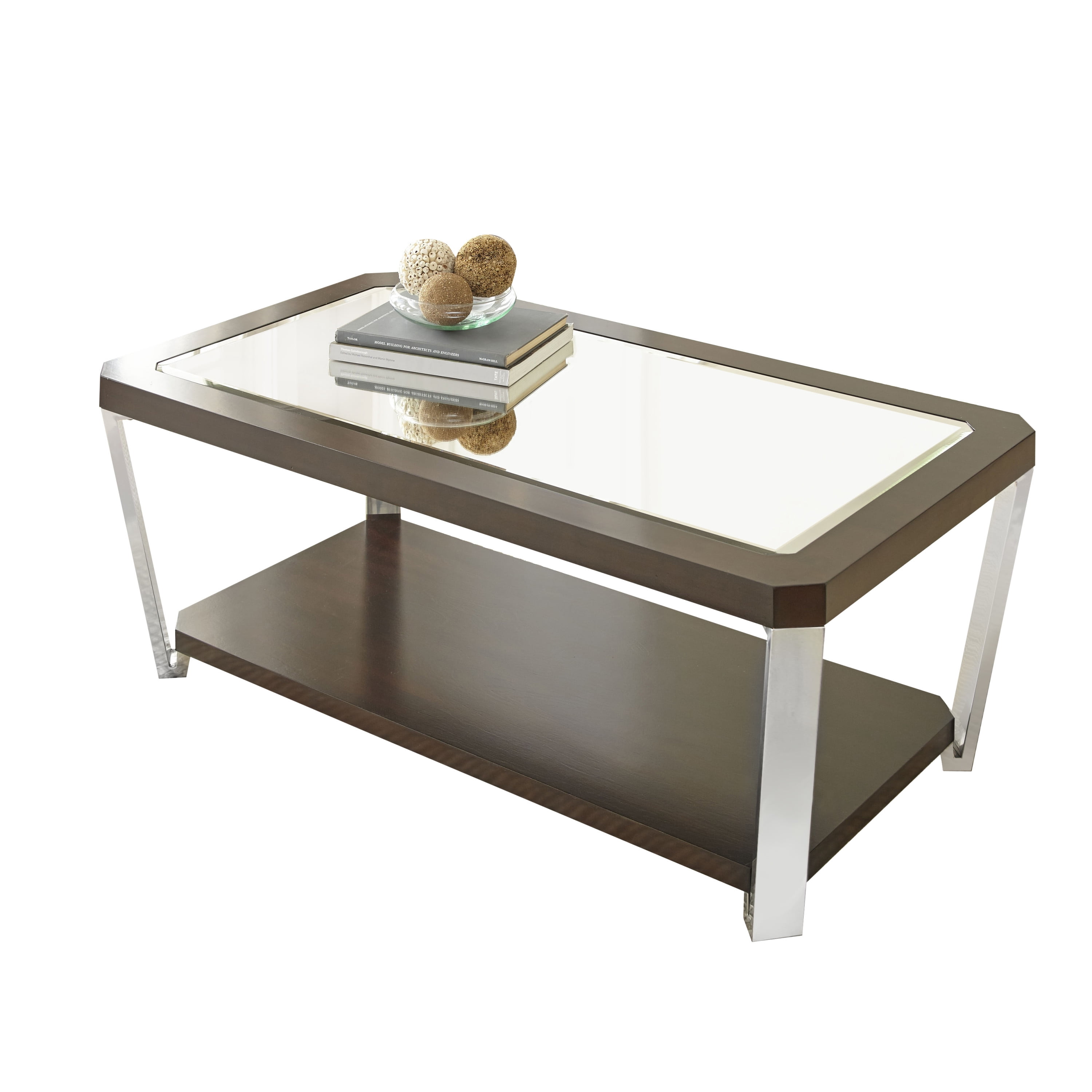 CoSoTower Sophisticated Cocktail Table Collection - Espresso Finish ...