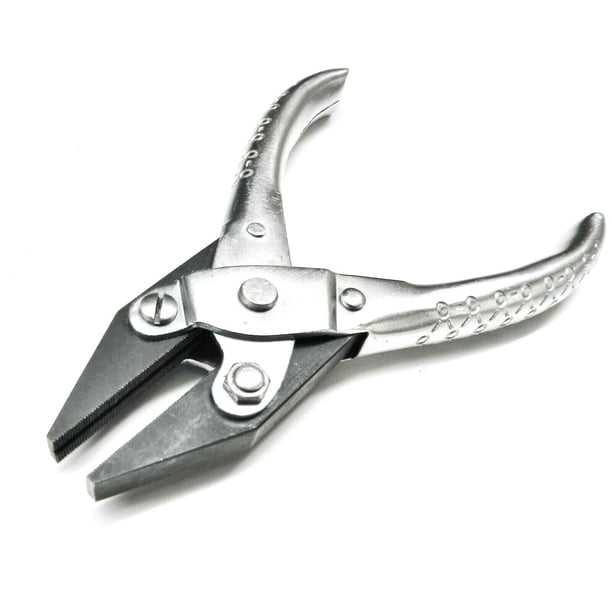 Parallel Action Pliers FLAT Nose Serrated Jaws 140mm / 5-1/2" Jewelry ...