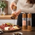 6.5-Inch Wood & Acrylic Salt and Pepper Shaker Set, 2-Pack Manual ...