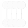 Acrylic Cake Topper Round Cupcake Topper Blank Cake Topper Stick,DIY ...