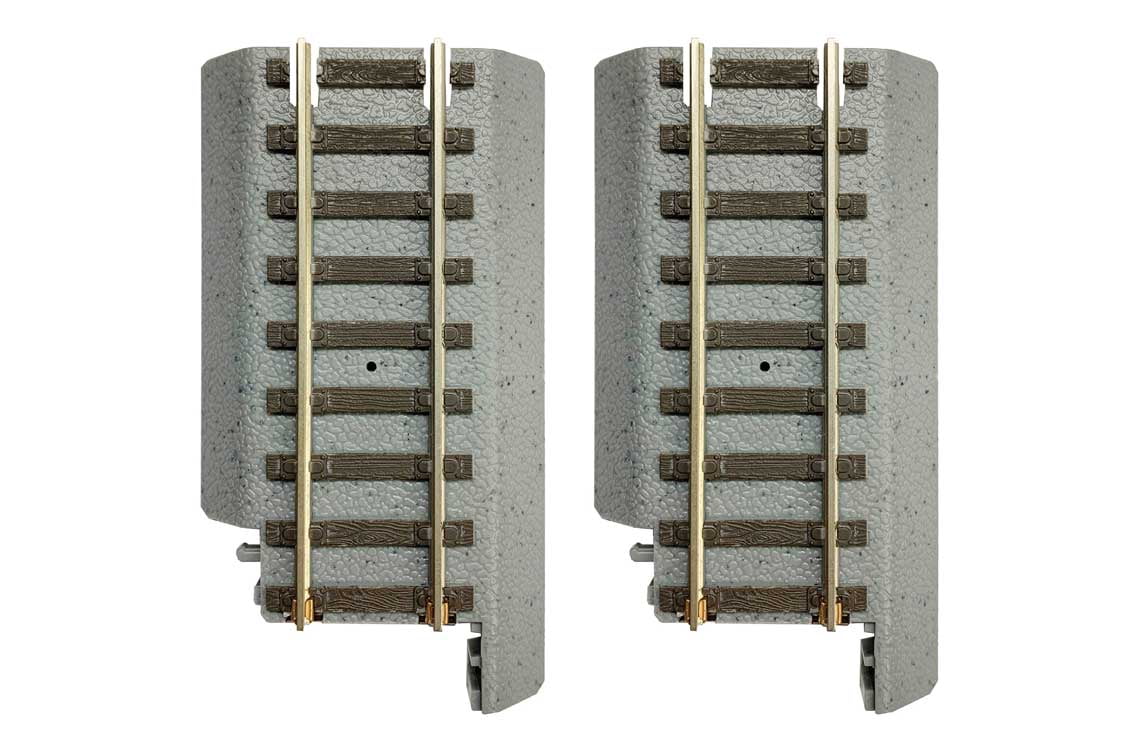 Walthers Trainline HO Scale Power-Loc Track/Gray Roadbed Adaptor 2-Pack ...