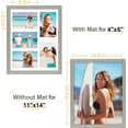 11x14 Collage Picture Frame, Displays 5Pcs 4x6 Pictures with Mat, 4x6 ...