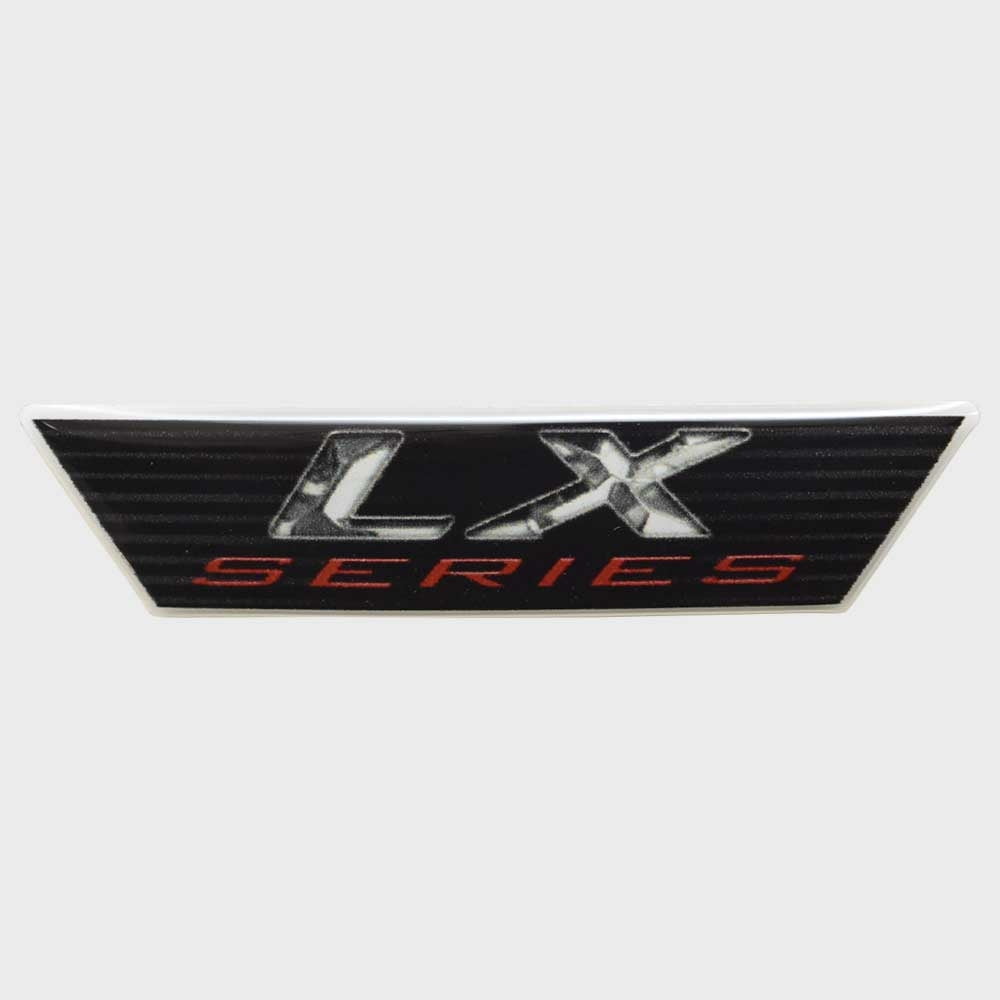 Larson Boat Raised Emblem Decal 8154021 | LX Series Black Red Gray ...